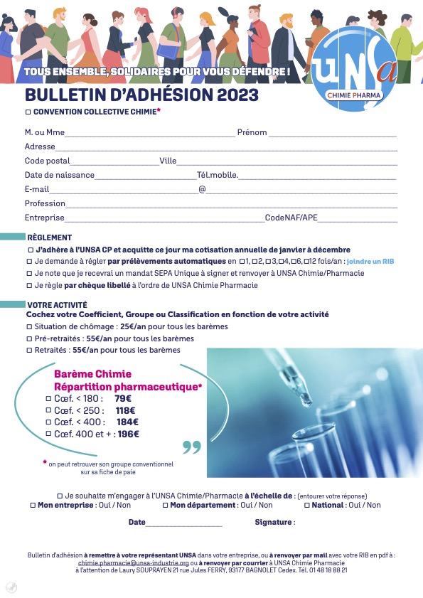 Adhésion :: UNSA Roquette